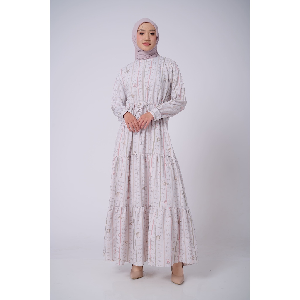 Jual ZM Zaskia Mecca x Marsha Natika - Ahava Autum Gamis - Aksara ...