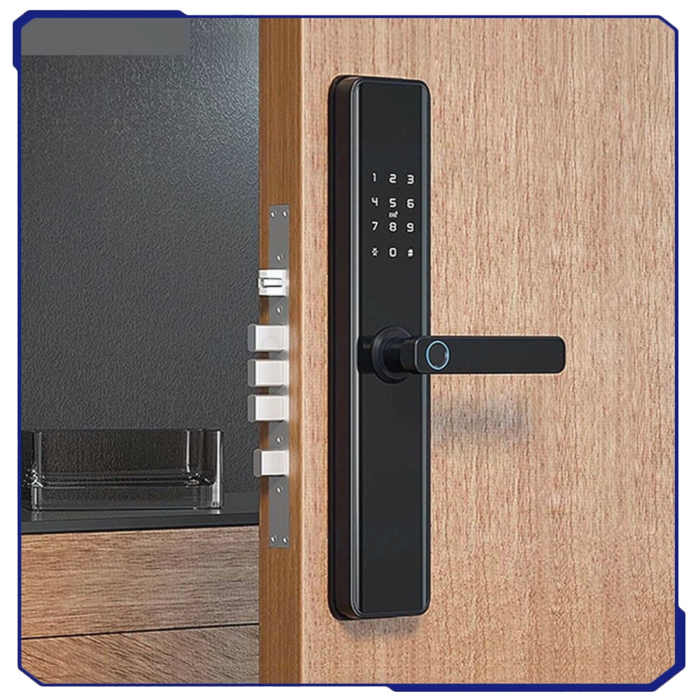 Jual Smart Door Lock Fingerprint Password Key Card - K13-1-J | Shopee ...