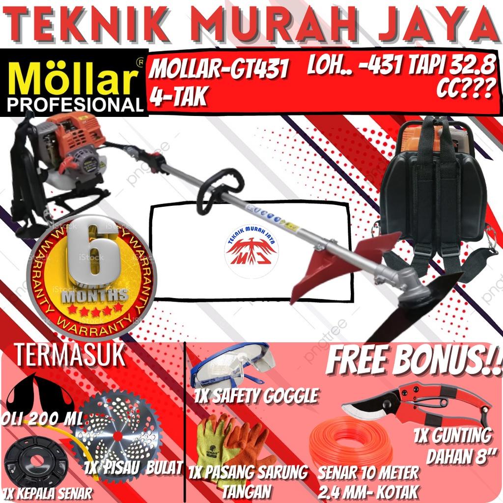 Jual MATRIX MOLLAR Mesin Potong Rumput Gendong GT 431 GT431 4 Tak BG 431 BG431 | Shopee Indonesia