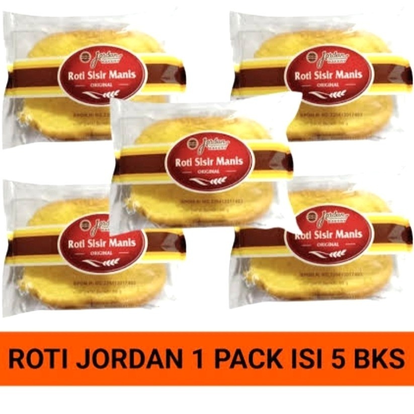 Jual H Roti Jordan 1 pack isi 5 bungkus Halal rasa original | Shopee ...