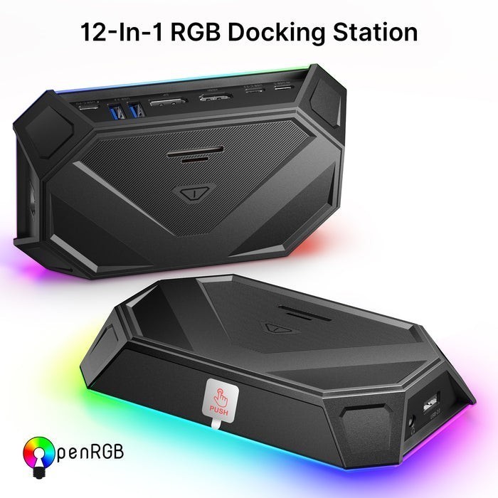 Jual JSAUX HB1201 12-in-1 RGB Docking Station for Legion Go USB HUB ...