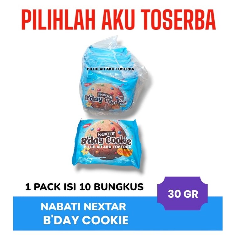 Jual Biskuit Nextar B'DAY COOKIE - ( HARGA 1 PACK ) | Shopee Indonesia