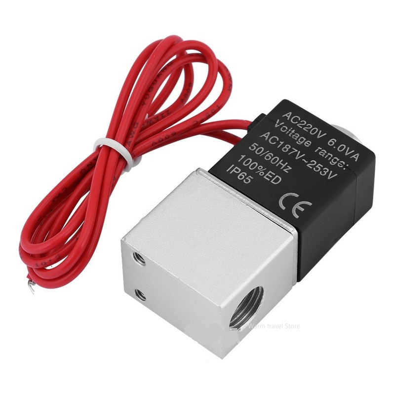 Jual Normally Open Brass Solenoid Valve 1/8" 12V 24V 110V 220V 380V 2 Way Solenoid Valve ...