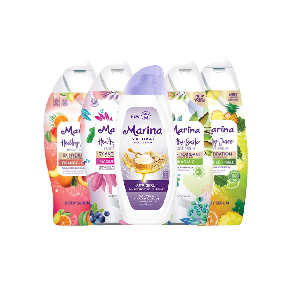 Jual NAJMIA Marina Healthy Booster Bright Body Serum All Variant | Pineapple Orange Kakadu Maqui ...