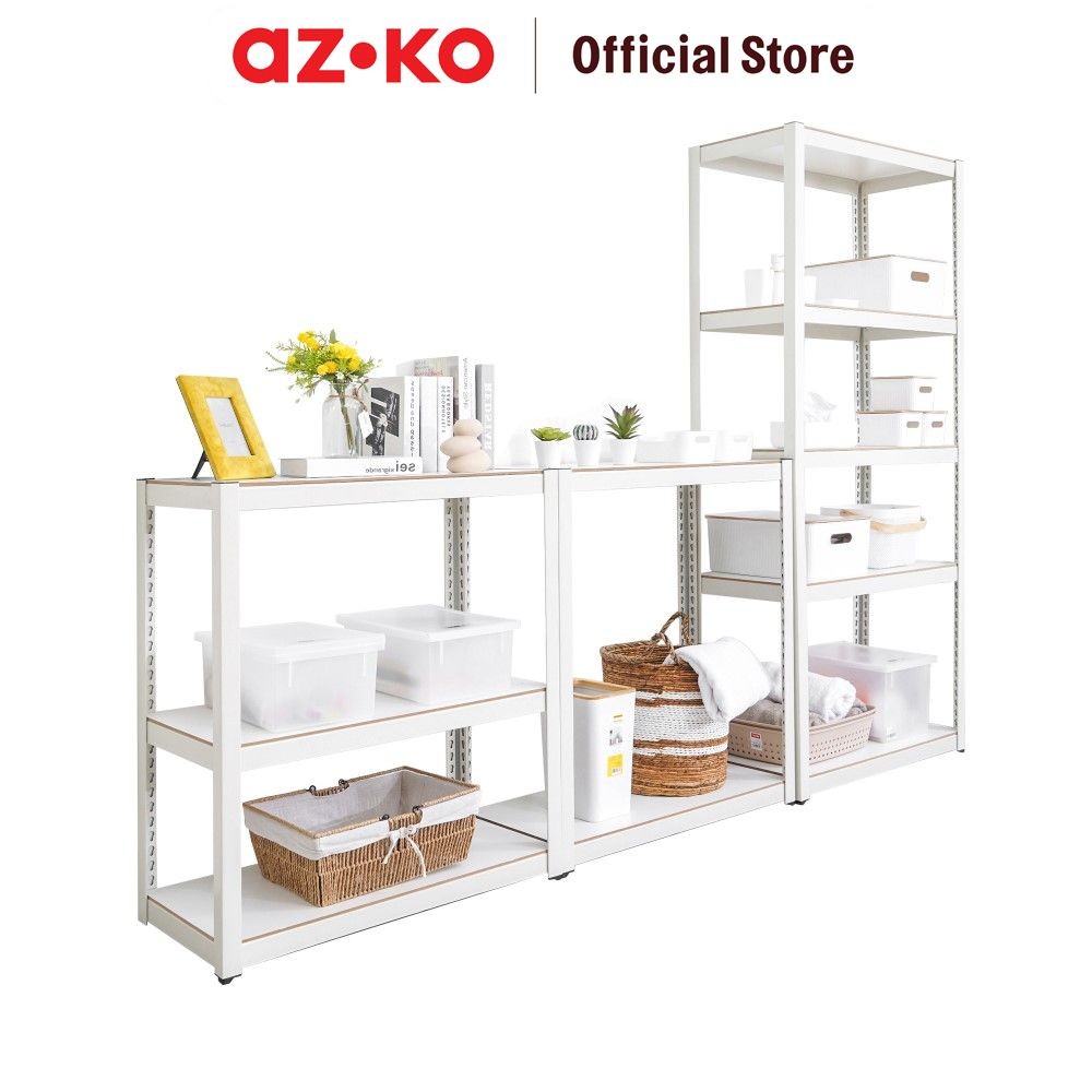 Jual AZKO Krisbow 80x37x183 cm Rak Penyimpanan 5 Tingkat - Putih ...