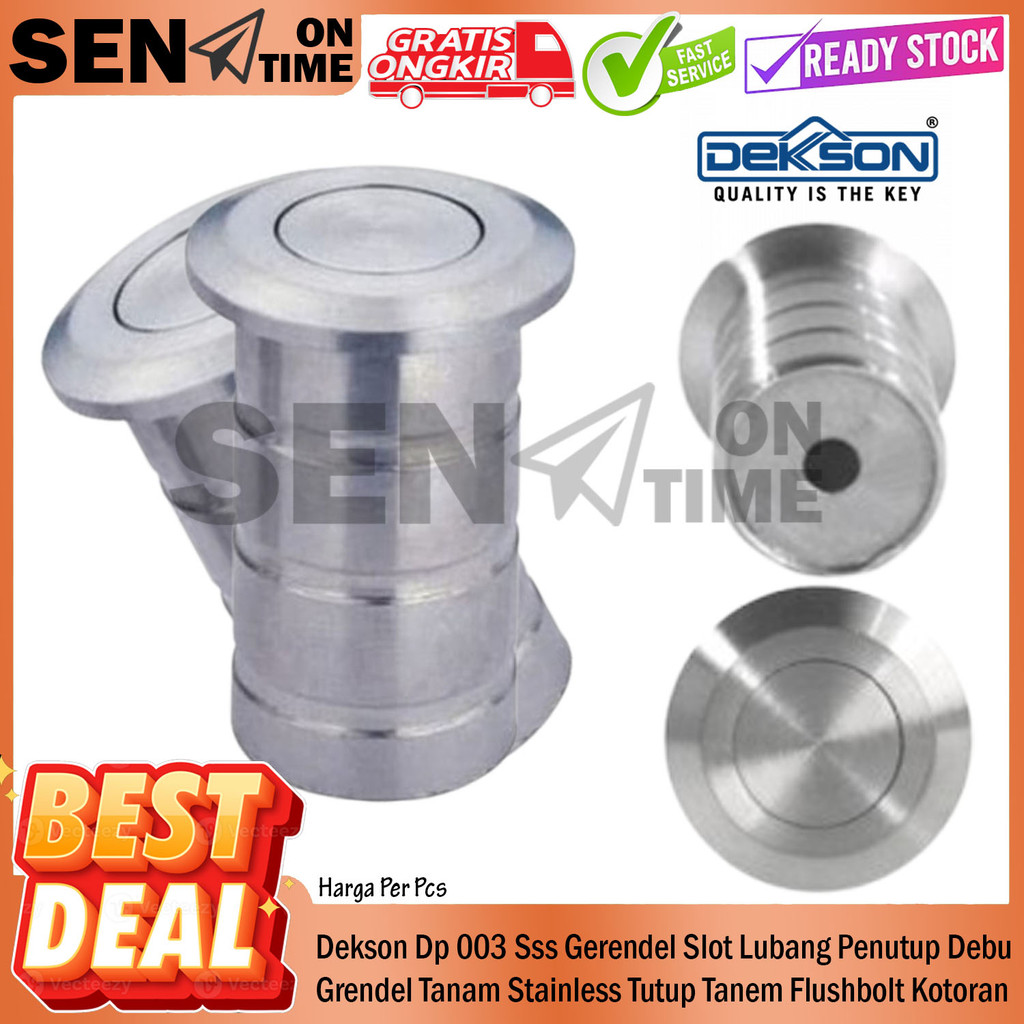 Jual Dekkson Dekson Dp 003 Sss Dust Proof Gerendel Selot Tutup Tanem Lubang Grendel Slot Tanam ...