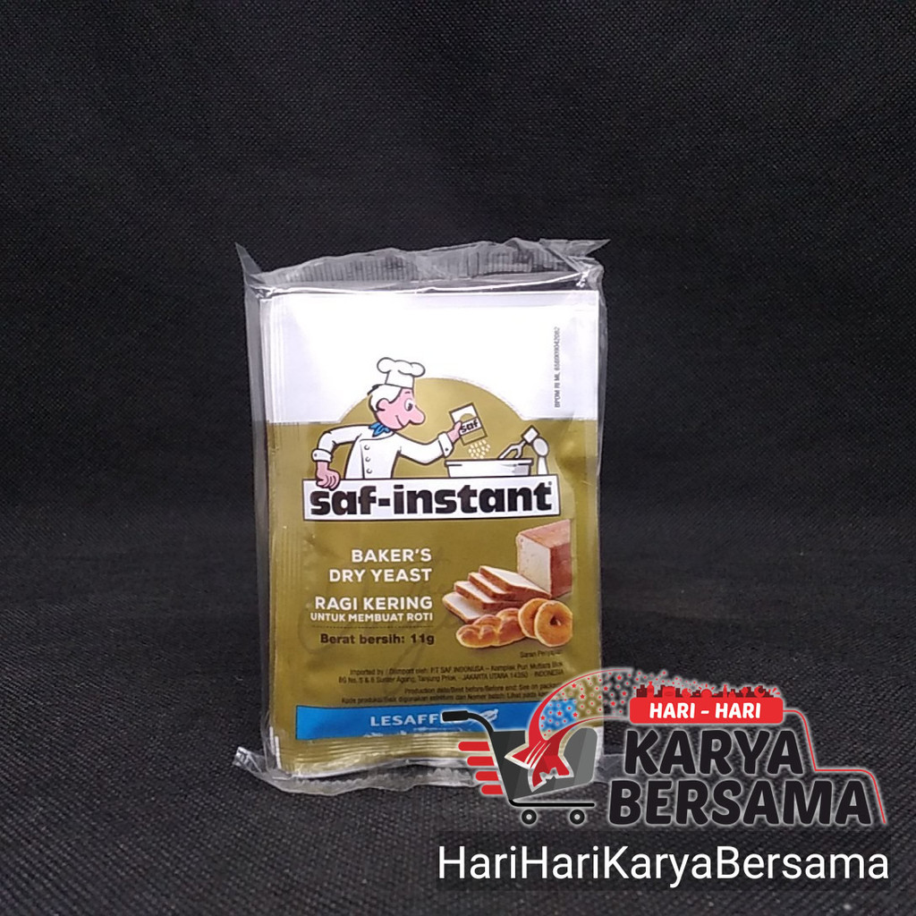 Jual RAGI KERING SAF INSTANT BAKER'S DRY YEAST THE ORIGINAL PACK 4'S X ...