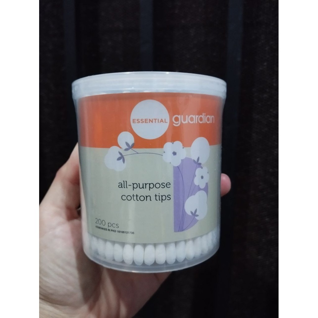 Jual Guardian All Purpose Spiral Cotton Tips Buds Isi 200 pcs | Shopee ...