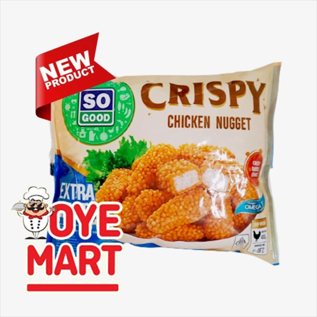 Jual SO GOOD CRISPY CHICKEN NUGGET 400GR / NAGET AYAM KRISPI | Shopee Indonesia