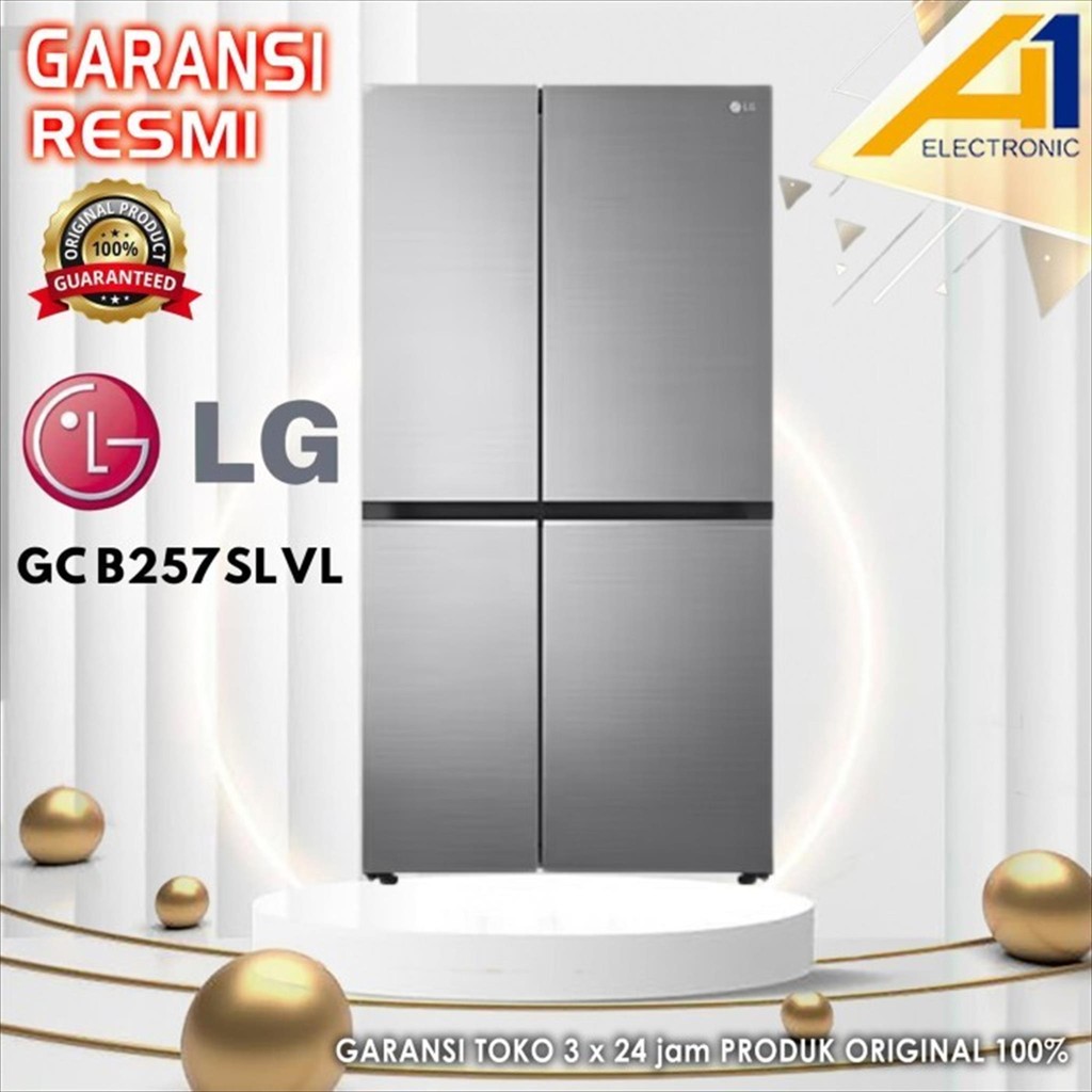 Jual LG Kulkas GCB257SLVL / GC B257SLVL Side By Side 694 L Inverter | Shopee Indonesia