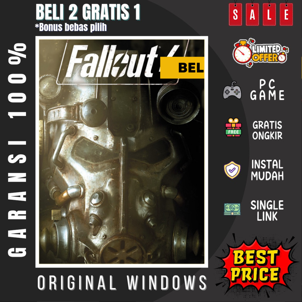 Jual FALLOUT 4 COMPLETE - GAME PC - GAME LAPTOP - PC GAMES - BELI 2 ...