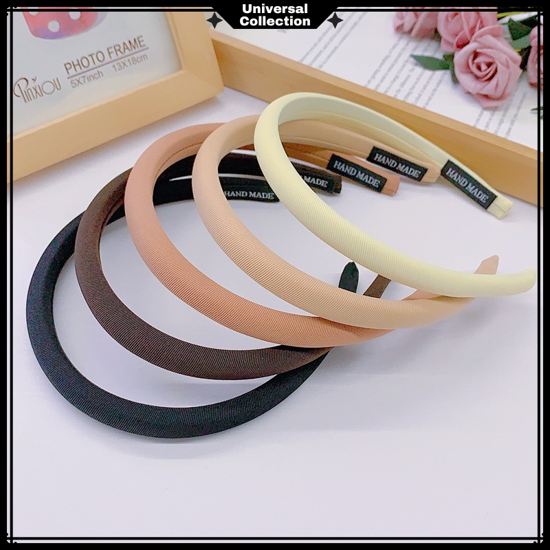 Jual 1.5CM - BANDO KAIN POLOS MODEL KOREA / HEADBAND KAIN POLOS KOREAN ...