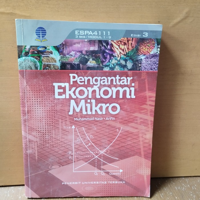 Jual original pengantar ekonomi mikro edisi 3 Muhammad Nasir Arifin UT | Shopee Indonesia