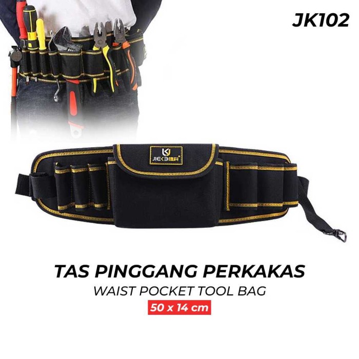 Jual Tas Pinggang Perkakas Tas Alat Alat Kunci Bengkel/Bangunan ...