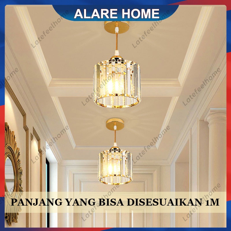 Jual Lampu Gantung Lampu Plafon Gantung Kristal Minimalis Lampu kristal ...