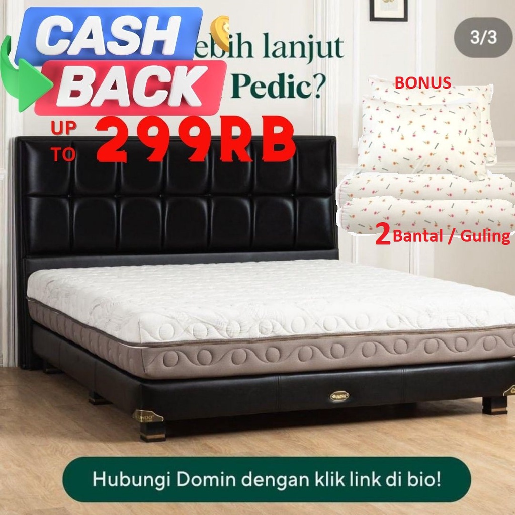 Jual Guhdo Springbed Latex Back Pedic - 180x200 - Hanya Kasur ...