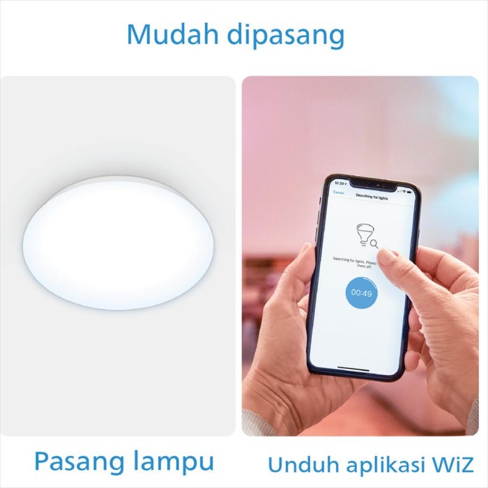 Jual Lampu Smart WiFi Ceiling Adria 17W - Tunable White Putih | Shopee ...