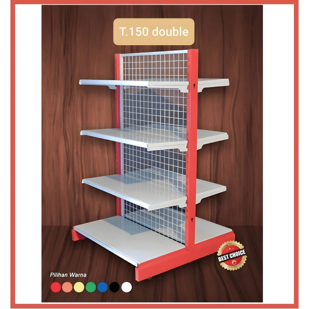 Jual RAK GONDOLA/RAK MINIMARKET/RAK INDOMARET/RAK GONDOLA 4 SUSUN ...
