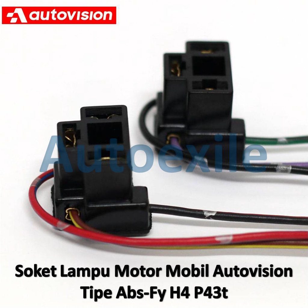 Jual Autovision Socket Abs-Fy H4 P43T Original Soket Betina Rumah ...