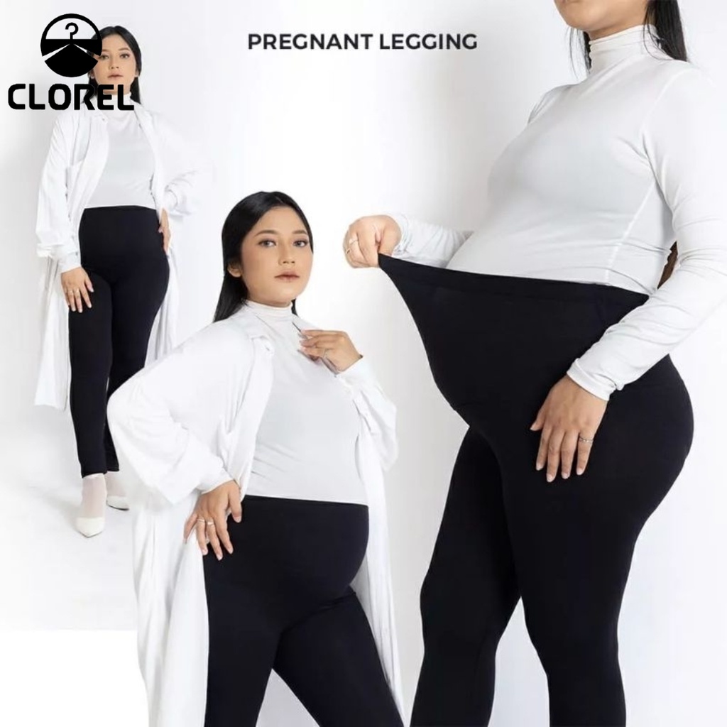 Jual Legging Wanita Hamil Spandex Longgar Legging Jumbo Standar Legging Big Size Ibu Hamil ...