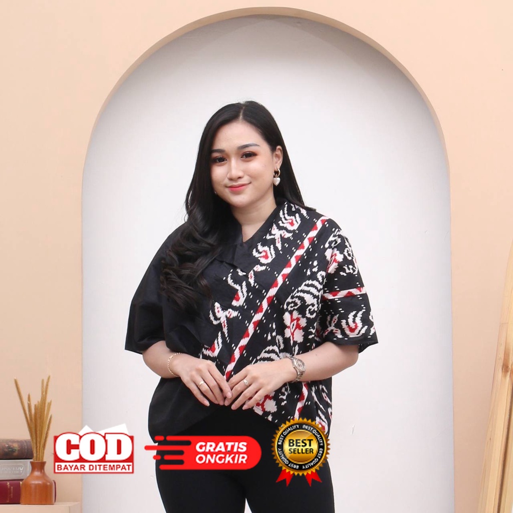 Jual BATIK MODEL BARU MURAH BERKUALITAS //CROP TOP ETNIK BATIK MODEL ...