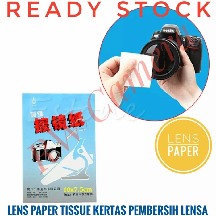 Jual Kertas Pembersih Lensa Lens Paper Tissue Cleaner Cleaning isi 50 ...