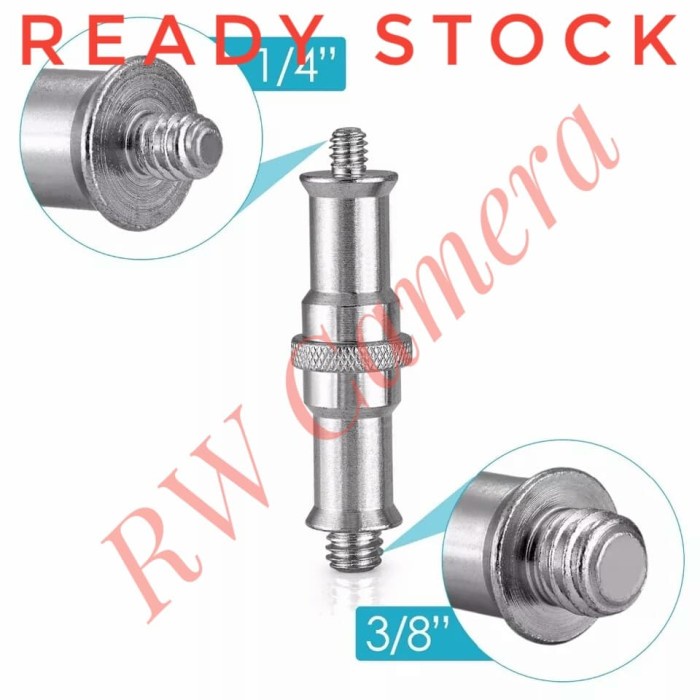Jual Baut Spigot Dudukan Light Stand Mount Adapter Screw Spigod Flash ...