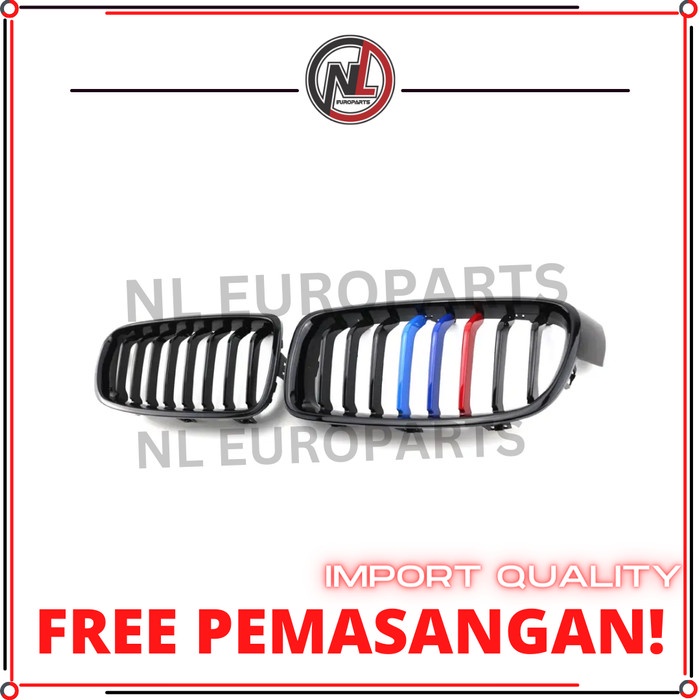 Jual Grill BMW F30 F35 Seri 3 M3 Style M Color Model SINGLE SLAT GRILL ...