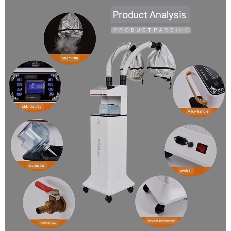 Jual Mesin Uap Penata Rambut / Nano Ozone Steamer Hair Ultrasonic ...