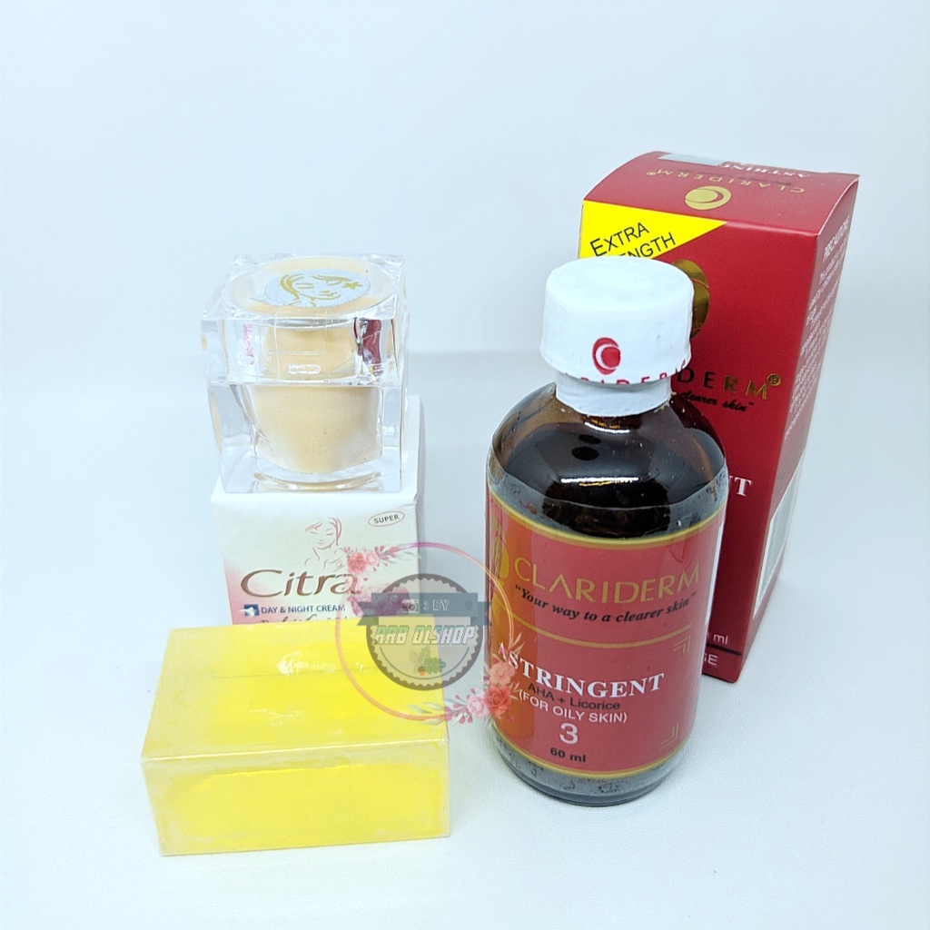Jual DBS _ PAKET 3in1 CLARIDERM - Toner Clariderm Astringent Alkohol No ...