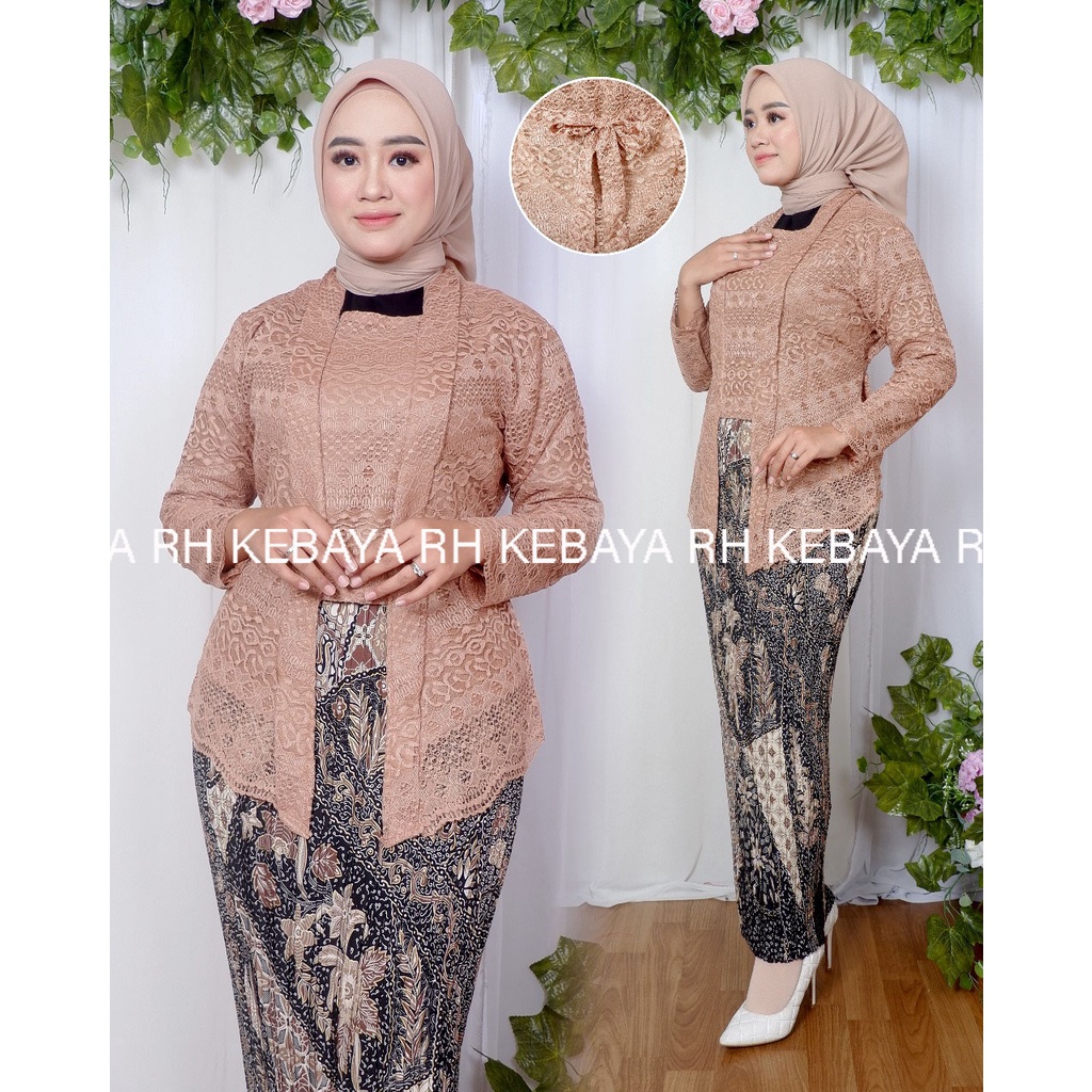 Jual Kebaya Kutu Baru / Kebaya Tunik / Tunik Brokat / Kebaya Modern / Kebaya tile / Kebaya ...