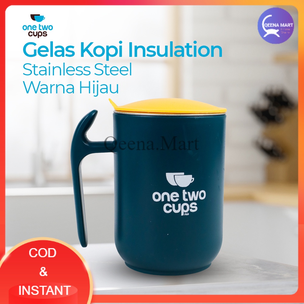 Jual Cangkir Kopi Stainless Steel Straw Double Wall Mug 497ml - FG9 ...