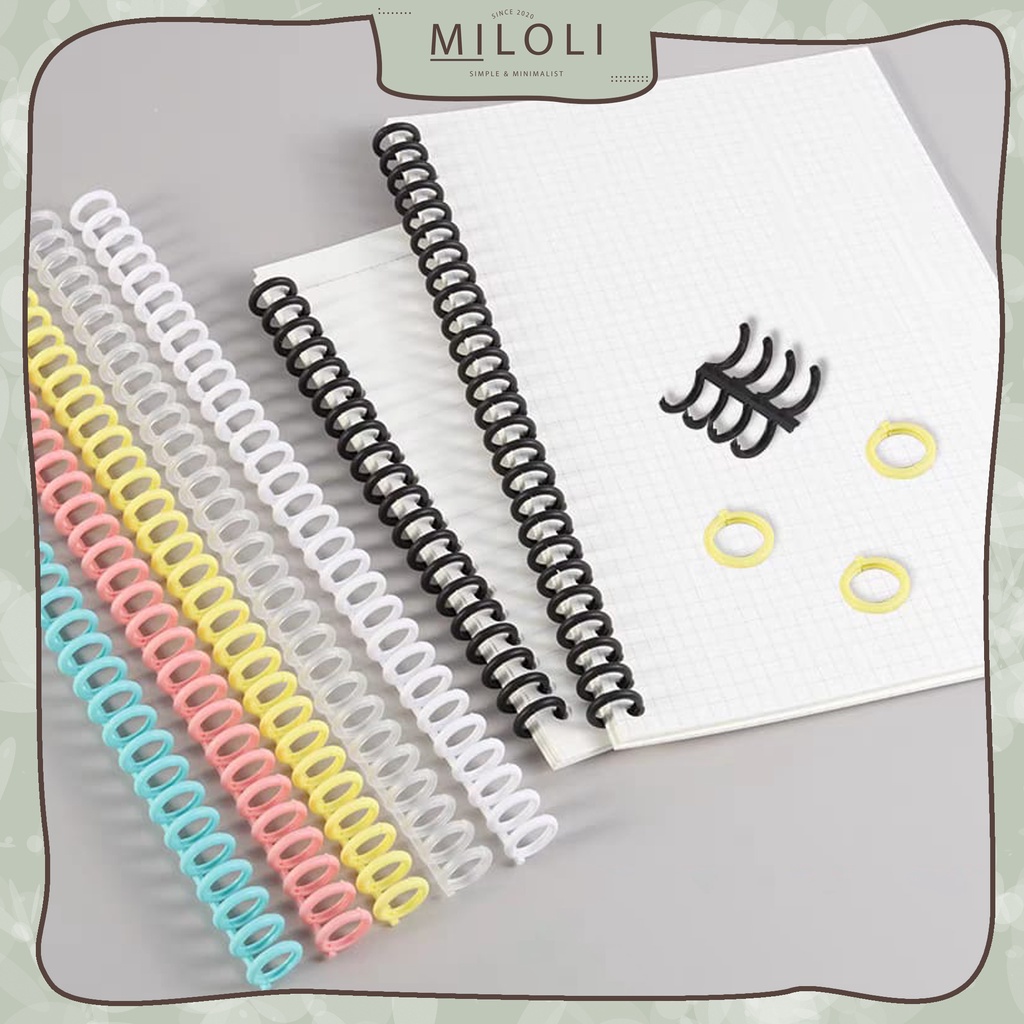 Jual [MILOLI] Ring Binding Binder Plastik 30 Lubang Clip Strip Ukuran ...