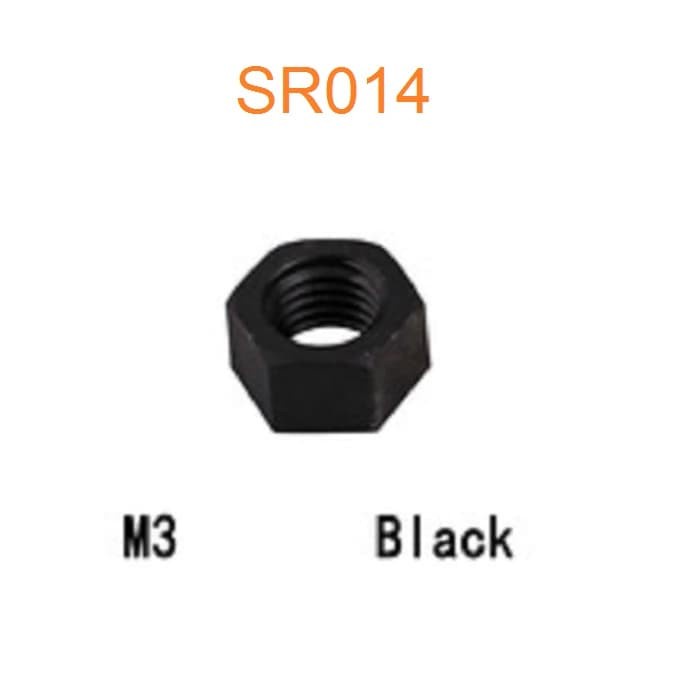 Jual Nut M3 Mur Screw nylon nilon plastik hex nat untuk baud ulir M3 ...