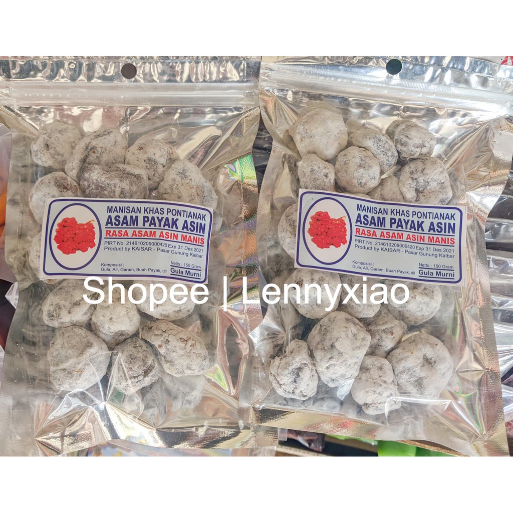 Jual Manisan Asam Paya Payak Asin Kelubi Atapseng Atapson Pontianak ...