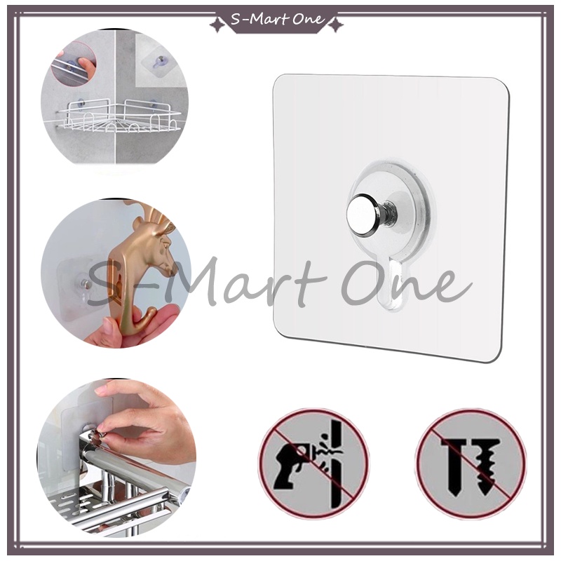 Jual 【Harga grosir】12pcs gantungan hook paku /Hook paku gantungan tanpa ...