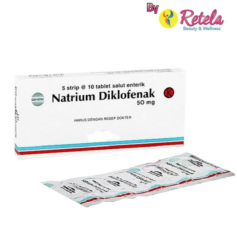 Jual NATRIUM DIKLOFENAK 50MG 1 STRIP 10 TABLET generik | Shopee Indonesia
