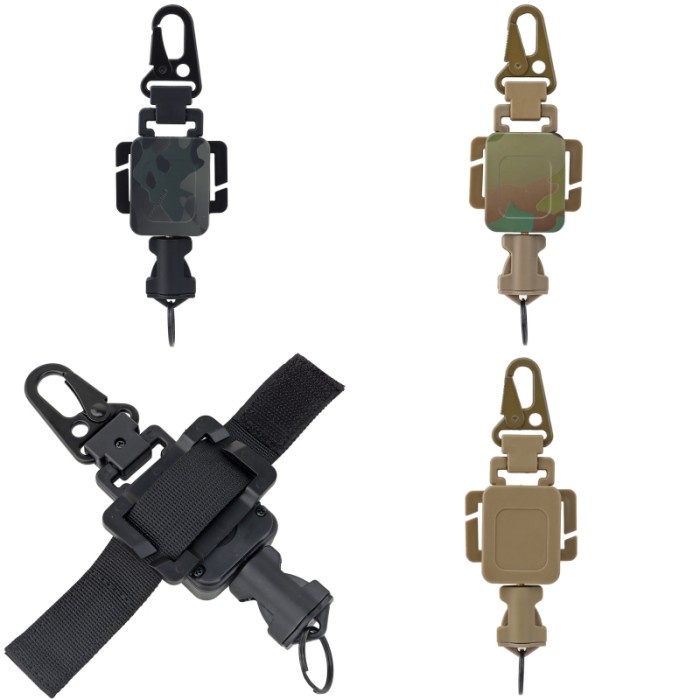 Jual Tactical Pistol Safety Lanyard Alat Tali Sling Baja Pengaman ...