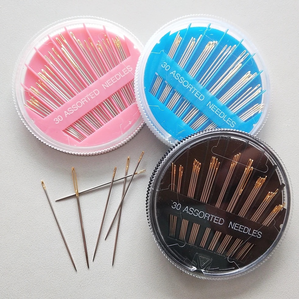 Jual YBC OS JARUM JAHIT TANGAN / JARUM JAHIT SET WADAH / Jarum Jahit ...