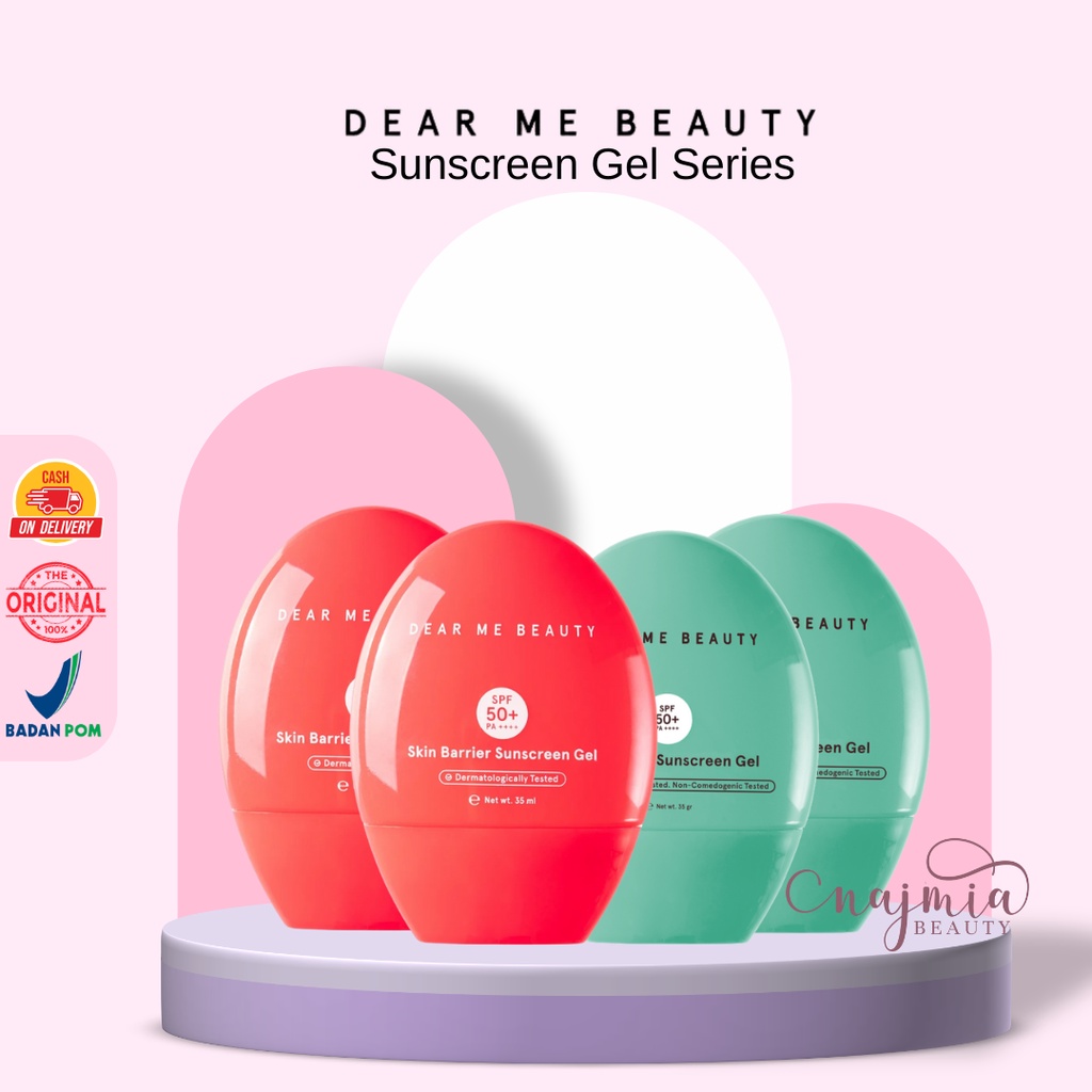Jual NAJMIA Dear Me Beauty Sunscreen Gel Series - Skin Barrier Acne ...
