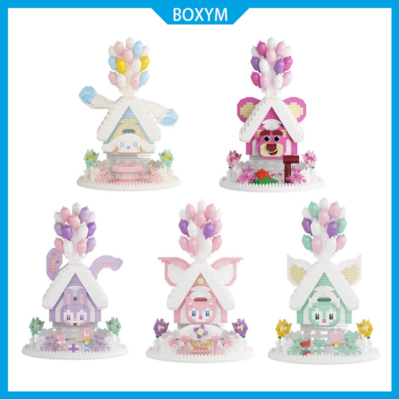 Jual COD Model Rakitan DIY Block Rumah Balon Balok Susun Mainan Blok ...