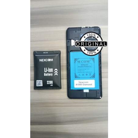 Jual Battery Batre Baterai Double Power Mcom Nexcom A1000 Diamond Kapasitas 5000 Mah | Shopee ...