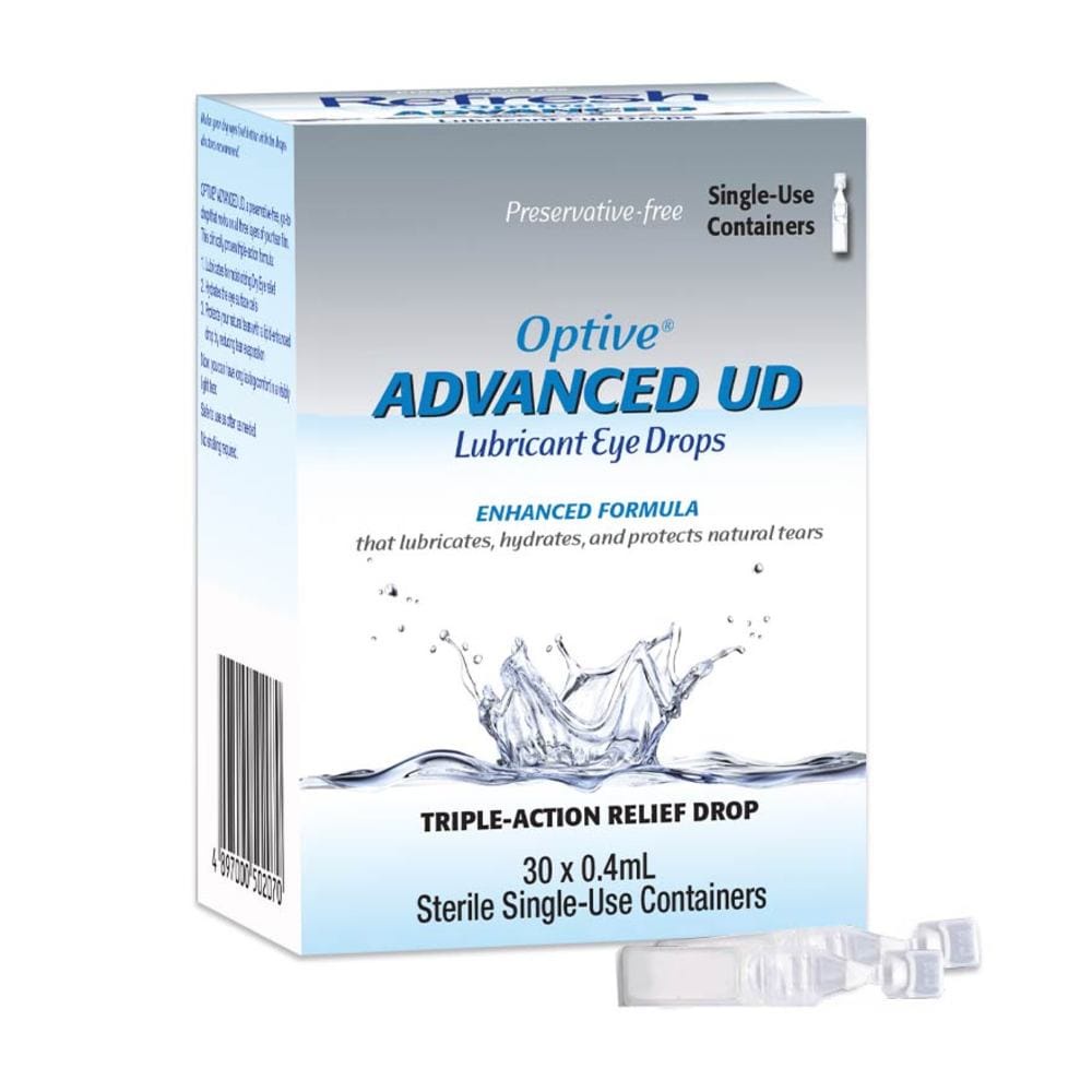 Jual OPTIVE Advanced UD Triple Action Relief Eye Drops 0.4ml x 30s// SG ...