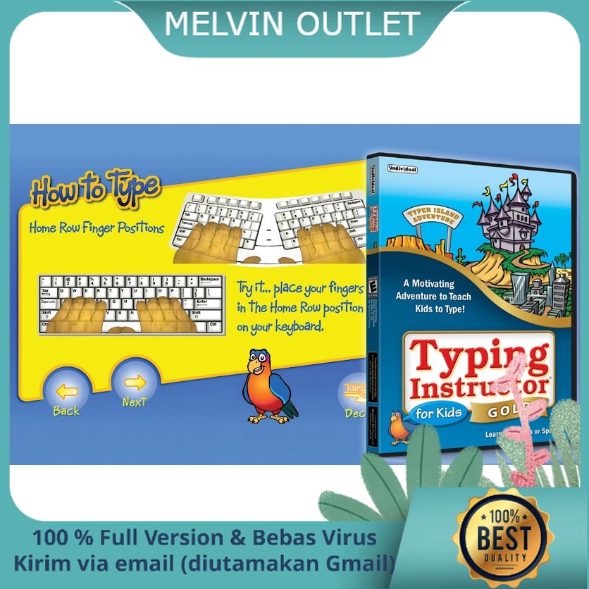 Jual [Full Version] Typing Instructor for Kids Gold 5 - Program ...
