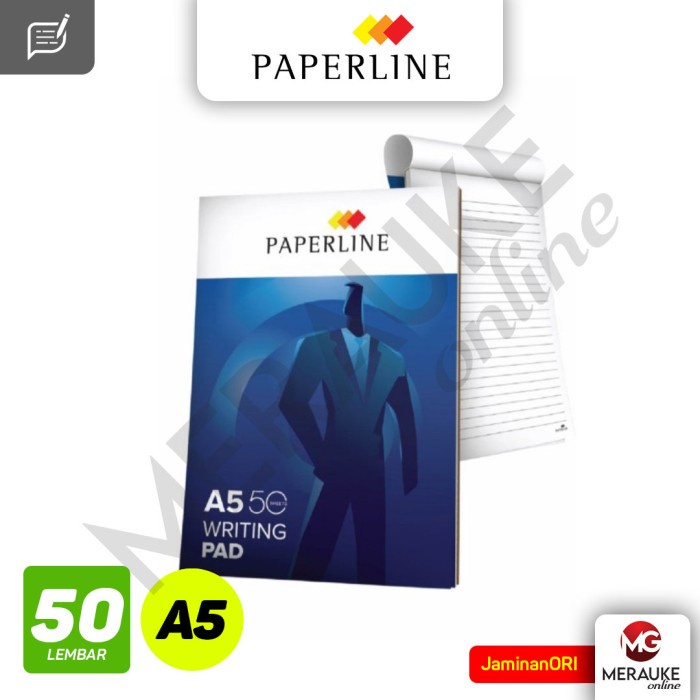 Jual Paperline Buku Seminar / Writing Pad / Block Noted A5 50 Lembar ...