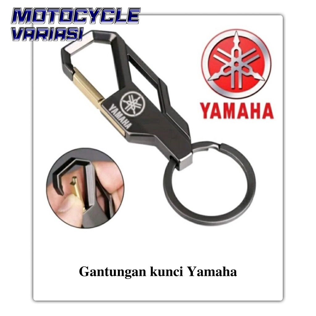 Jual gantungan kuncio logo yamaha NMAX AEROX LEXI XMAX VIXION MIO ...