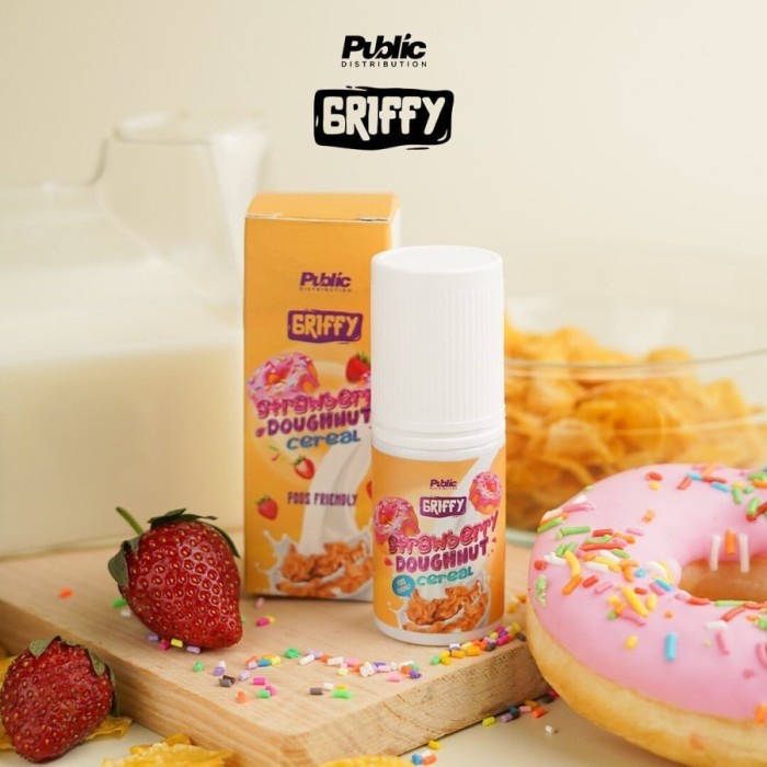 Jual PODS FRIENDLY GRIFFY STRAWBERRY DOUGHNUT CEREAL PODS 30ML 12MG BY ...