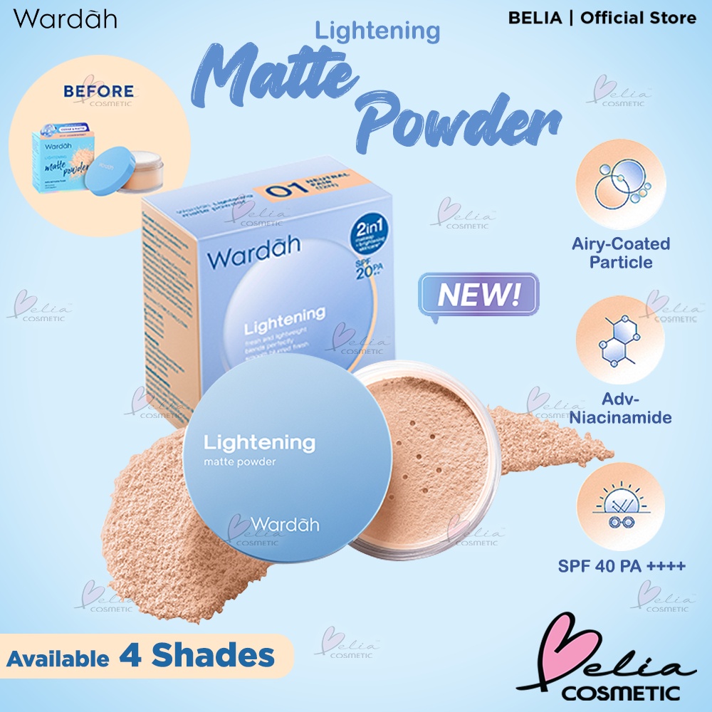 Jual WARDAH LIGHTENING MATTE LOOSE POWDER 20G ( BEDAK TABUR WARDAH ...