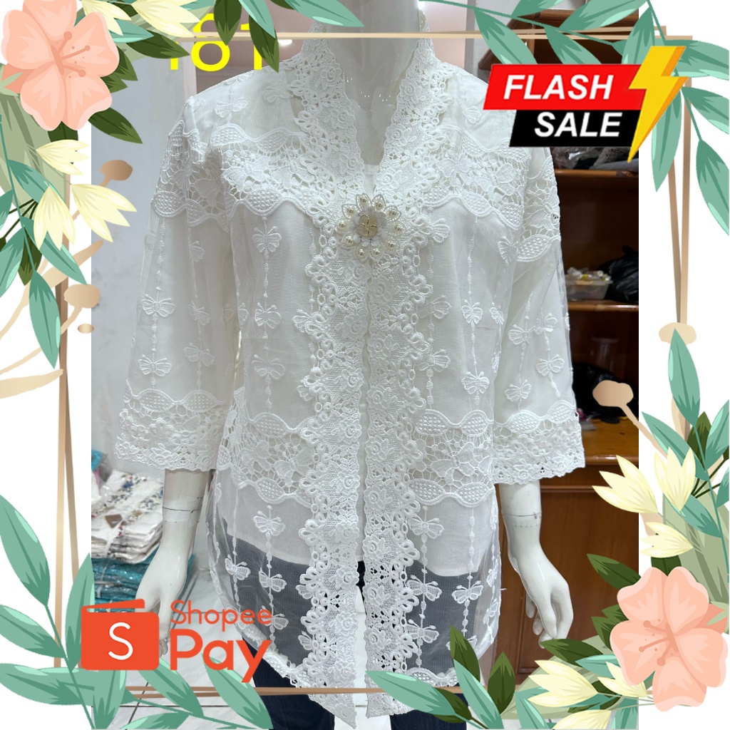 Jual SALE 12.12 | 1481 1370 kebaya full brukat depan alexuez premium ...