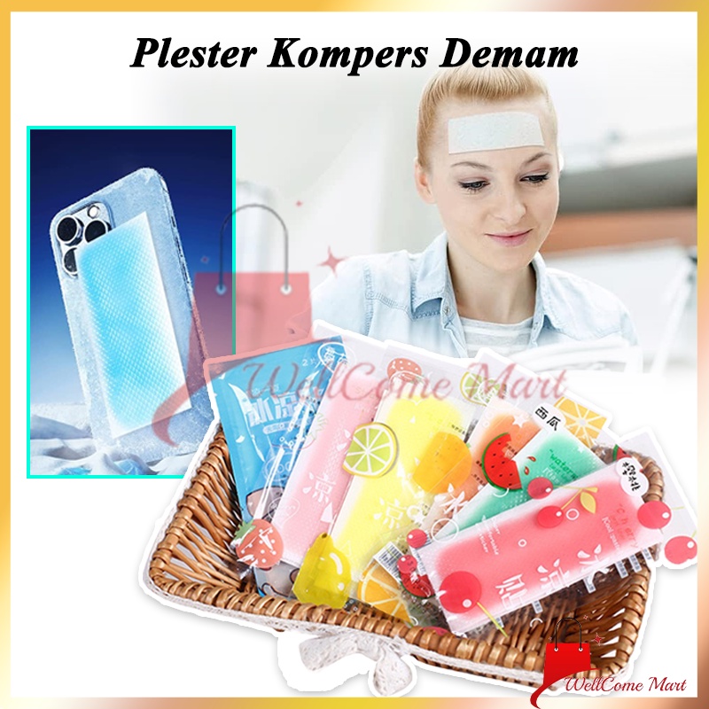 Jual Cool Fever Plester Kompres Demam Bayi / Plester Kompres Demam Bayi ...